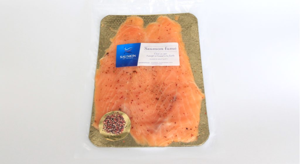 Saumon de France Fumé et Mariné aux 5 baies – 4 tranches